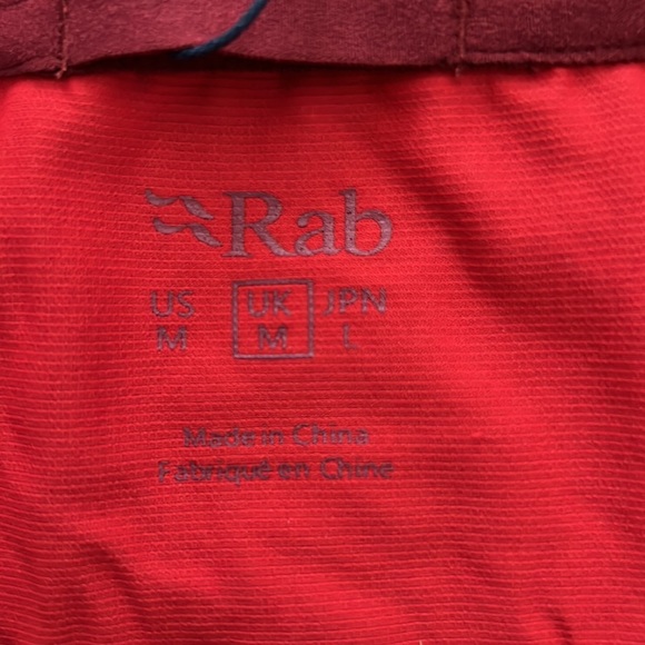 The Rab | Shirts | The Rab Mens Force Tee In Accent Red | Poshmark